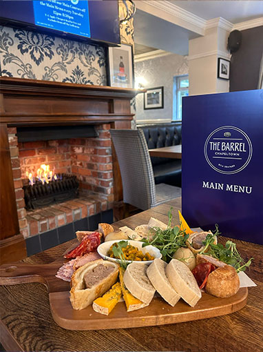 Main menu – The Barrel Chapeltown