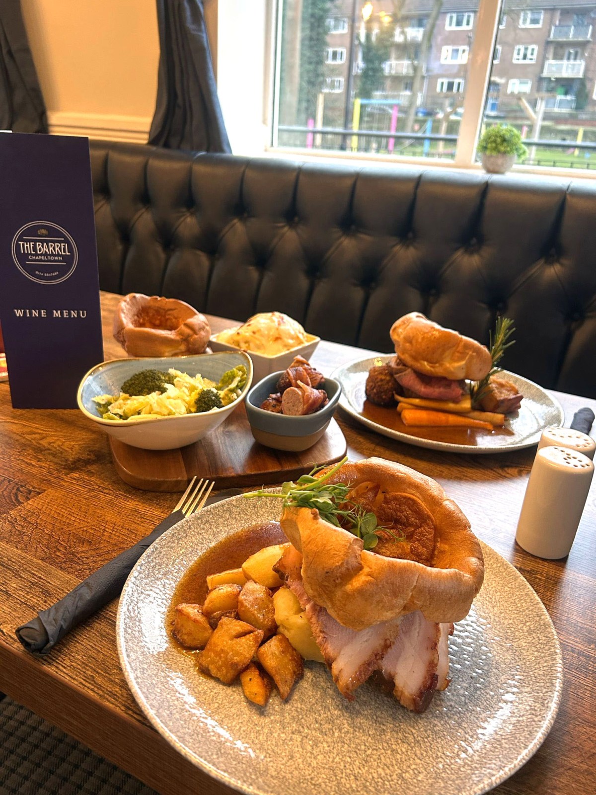 Sunday Menu – The Barrel Chapeltown